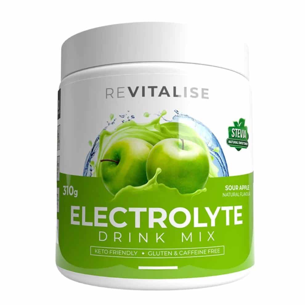 ReVitalise Zero Sugar Electrolyte Drink Mix – Sour Apple | 90 Servings